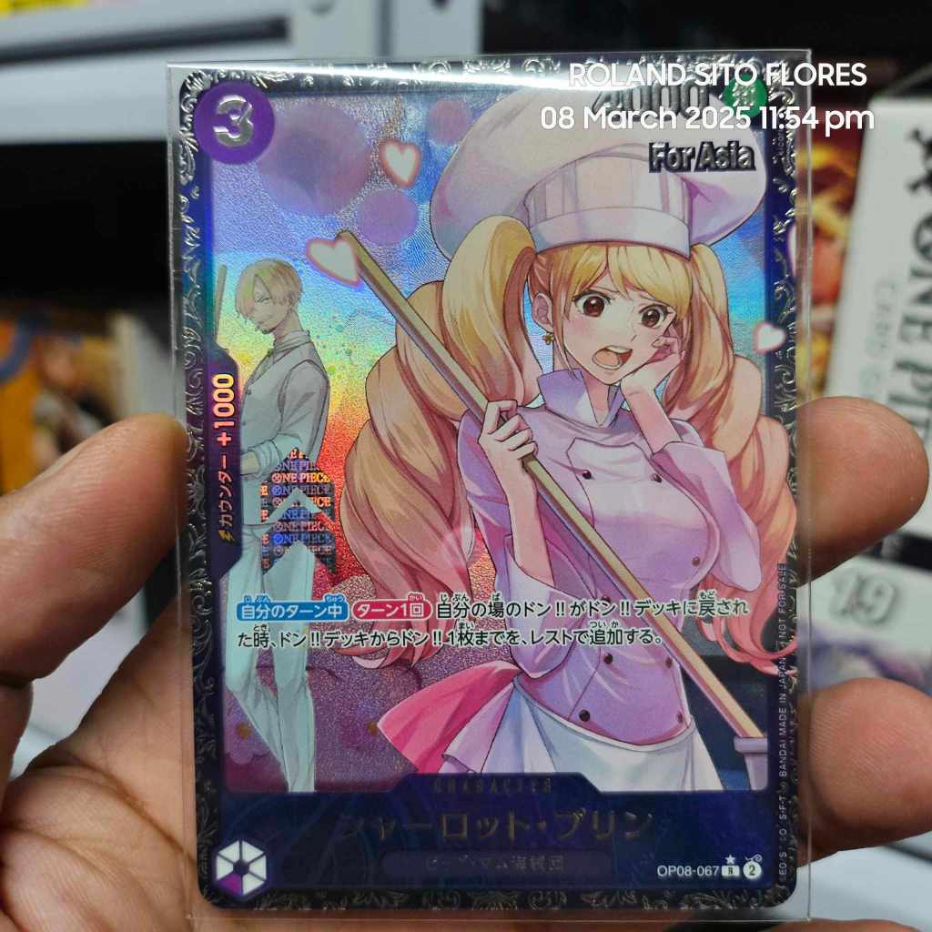 One Piece TCG [Tournament Prize Card] OP08-067 PSR Charlotte Pudding [Flagship Winner Card ...