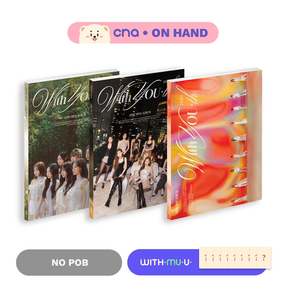 CNA TWICE - With YOU-th (Standard Ver.) 13th Mini Album | Shopee ...