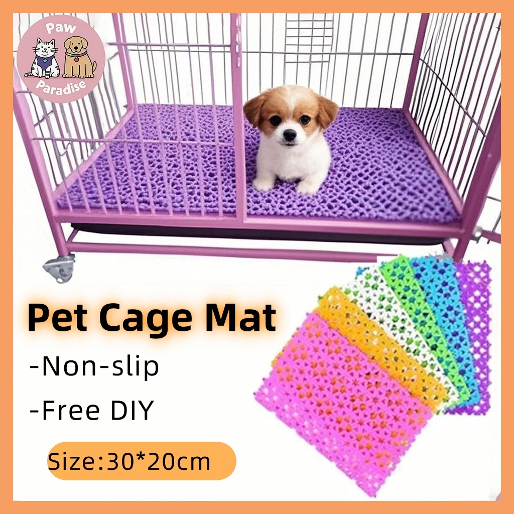 Paw. Plastic Matting For Dog Candy Colored Pet Cage Mats ...