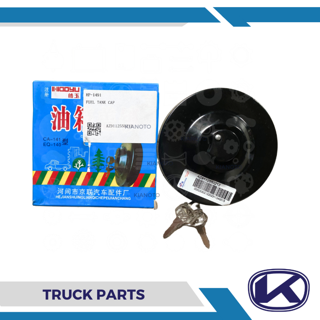 Fuel Tank Cap AZ9112550213 for HOWO A7/ FOTON/ SHACMAN Metal Truck ...