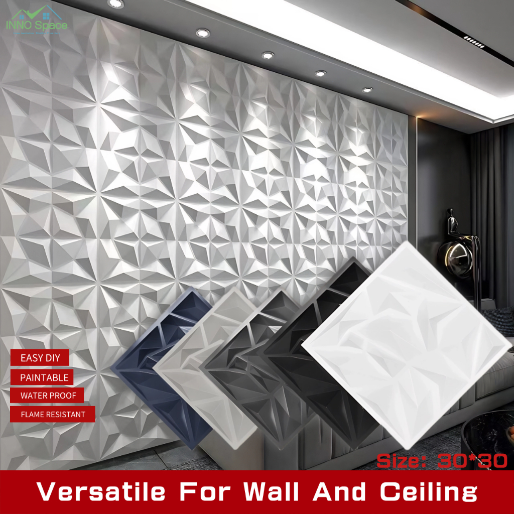 3D Pvc Wall Panel Design Sticker for Room Aesthetic Wall Design decor ...