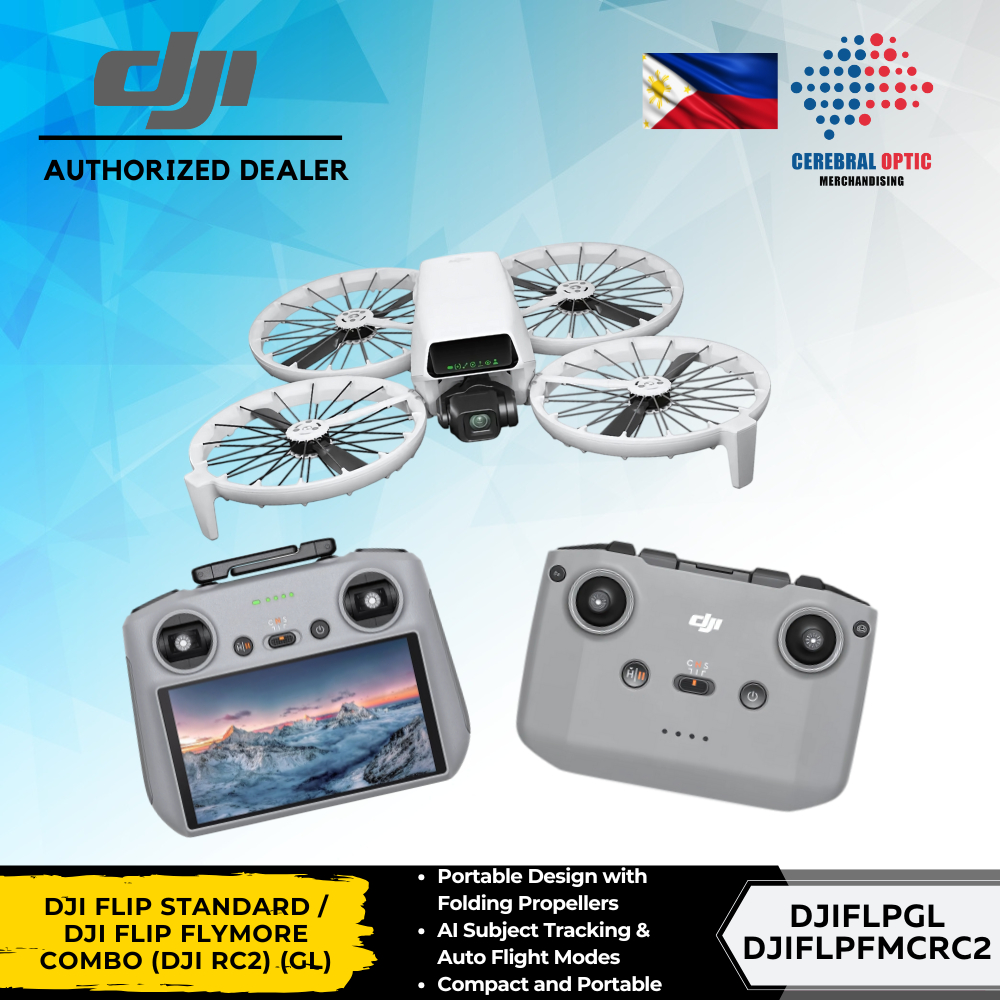 DJI FLIP STANDARD / DJI FLIP FLYMORE COMBO DJI RC2 GL - Cerebral Optic Merchandising | Shopee ...