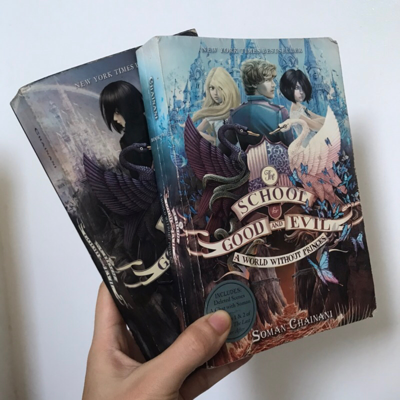 The School for Good and Evil- Book 1 and Book 2 by Soman Chainani ...