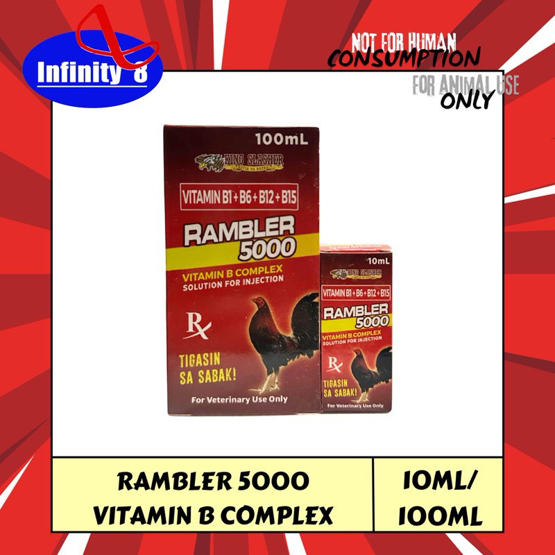 RAMBLER 5000 VITAMIN B COMPLEX (10ML/100ML) | Shopee Philippines