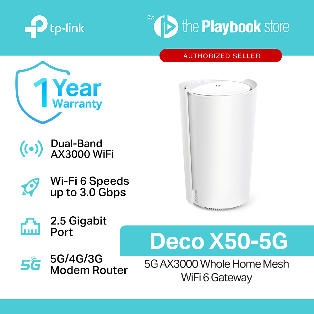 TP-Link Deco X50-5G 1-Pack 5G AX3000 Whole Home Mesh WiFi 6 Gateway | Mesh Router | Deco Mesh ...