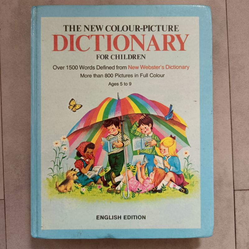 The New Colour-Picture Dictionary for Children - Preloved Hardbound ...