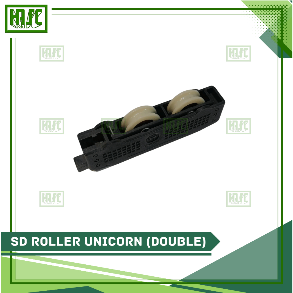 SD Roller Double (1pc) BLACK UNICORN for Aluminum Windows and Doors ...