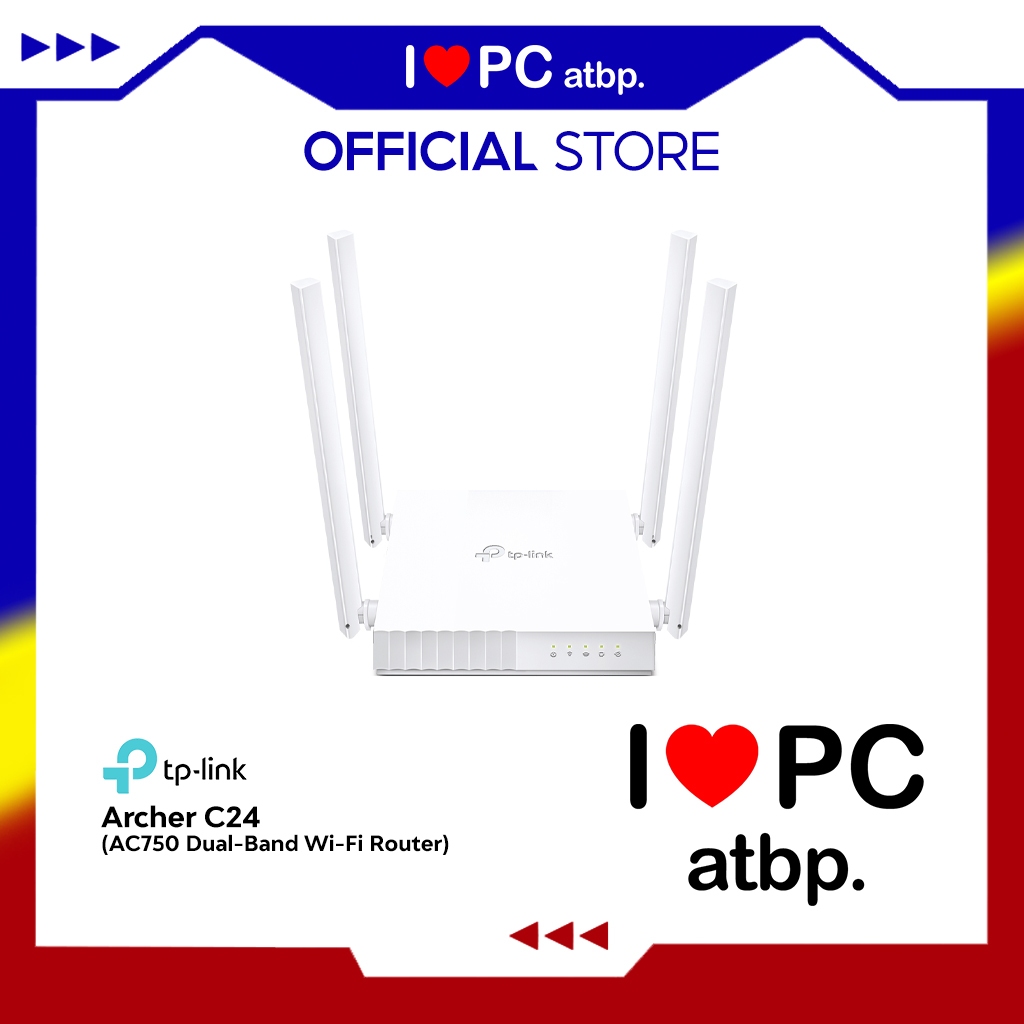 TPLINK Archer C24 -AC750 Dual Band Gigabit Wi-Fi Router | Shopee ...