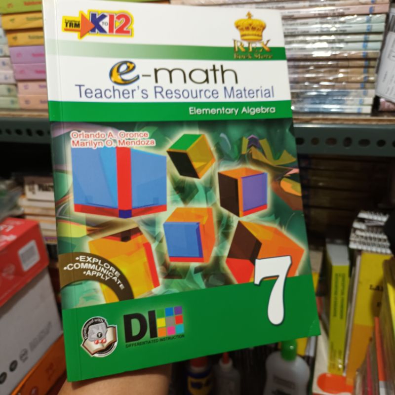 E-MATH GRADE 7 ( TEACHER'S RESOURCE MATERIALS ) | Shopee Philippines