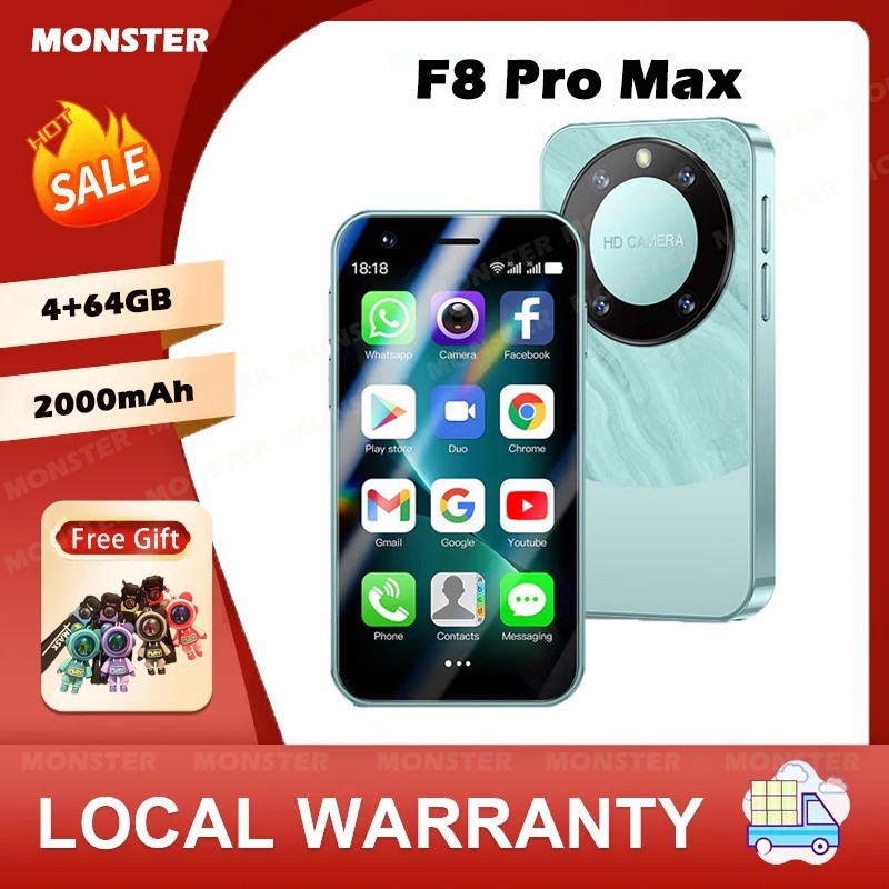 SOYES F8 Pro Max Mini Smartphone 3Inch 4GB RAM+64GB ROM 4G Network Dual SIM 2000mAh Mobile phone ...