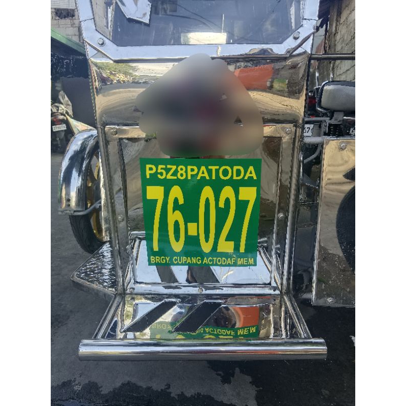 costumized sticker for tricycle body number | Shopee Philippines