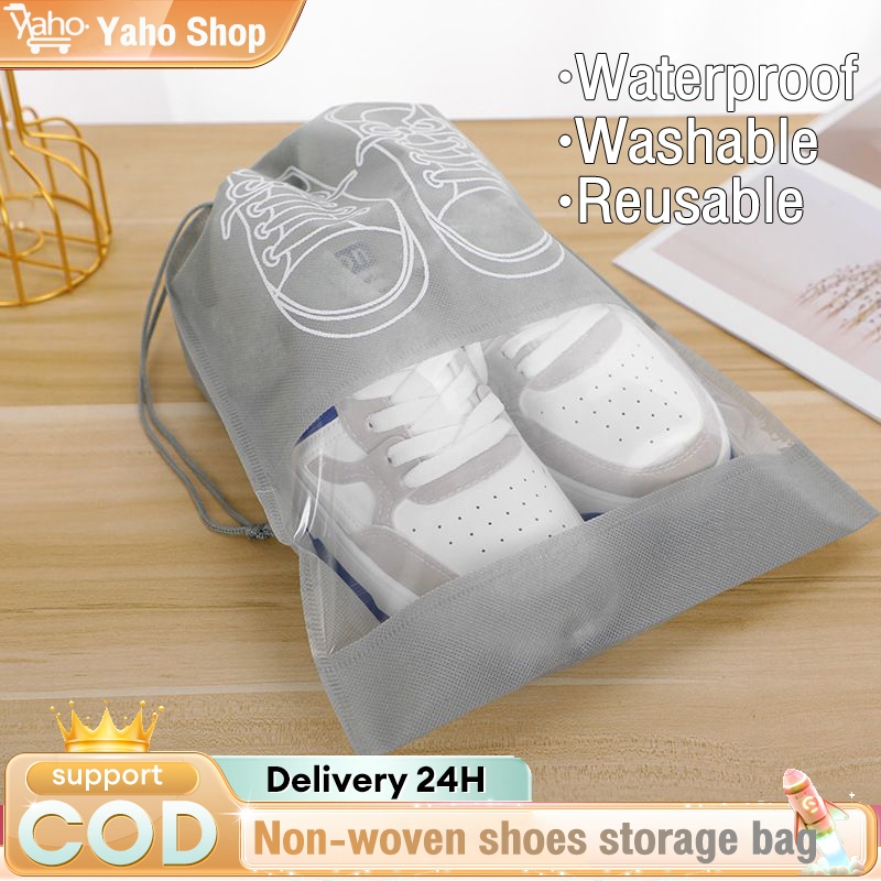 Shoes bag Non-Woven Shoe Dust Bags 44x32cm Portable Travel Storage ...