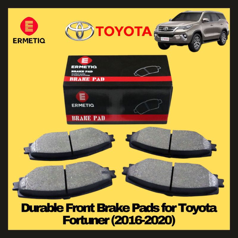 ERMETIQ Rear Ceramic Brake Pads for Toyota Fortuner (2016-2020) | High ...