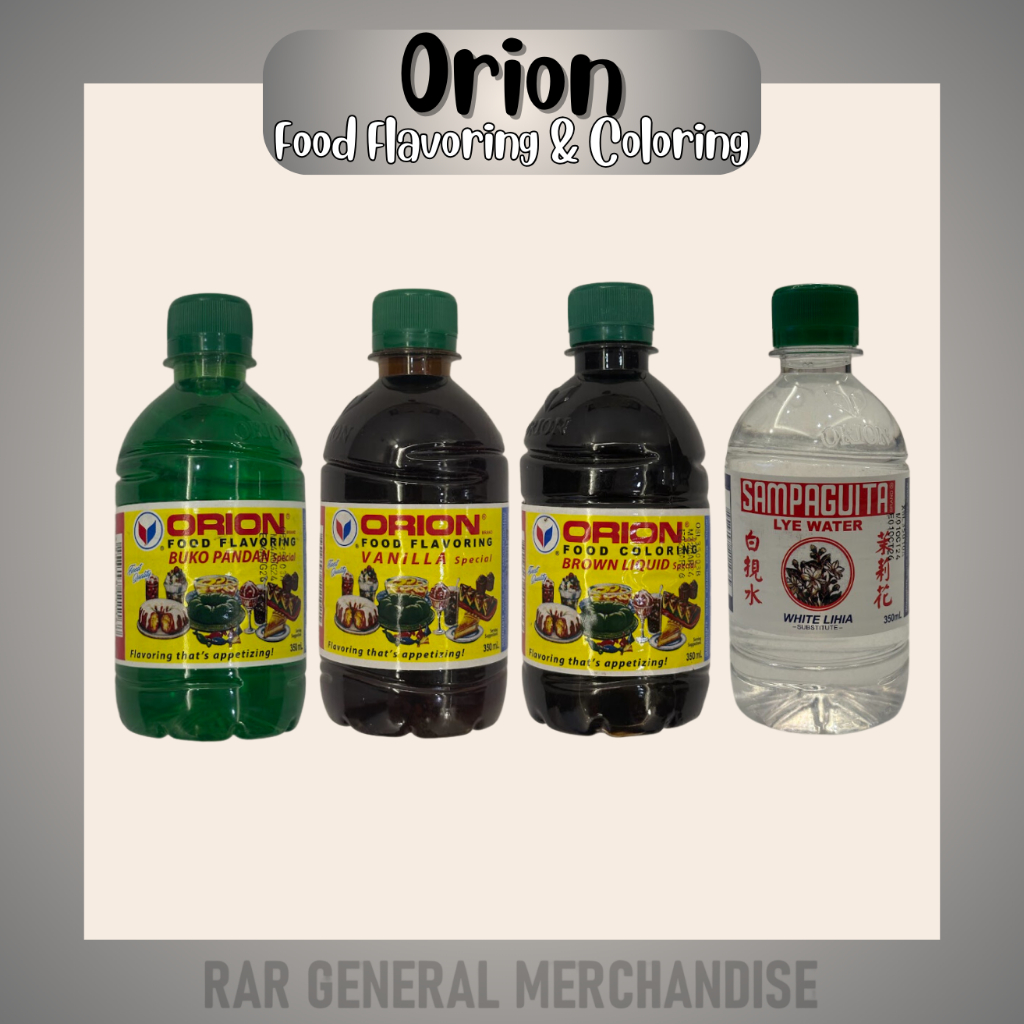 Orion Food Flavoring & Coloring - 350mL for Baking, Beverages ...