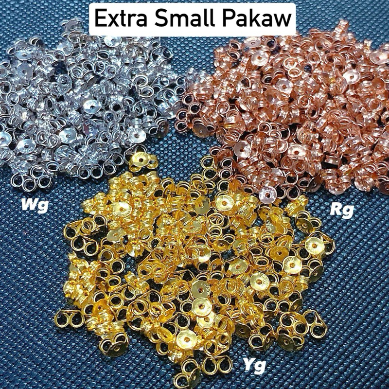 18k Lock Gold Extra Small / Medium PAKAW ( SOLD PER PAIR ) | Shopee ...