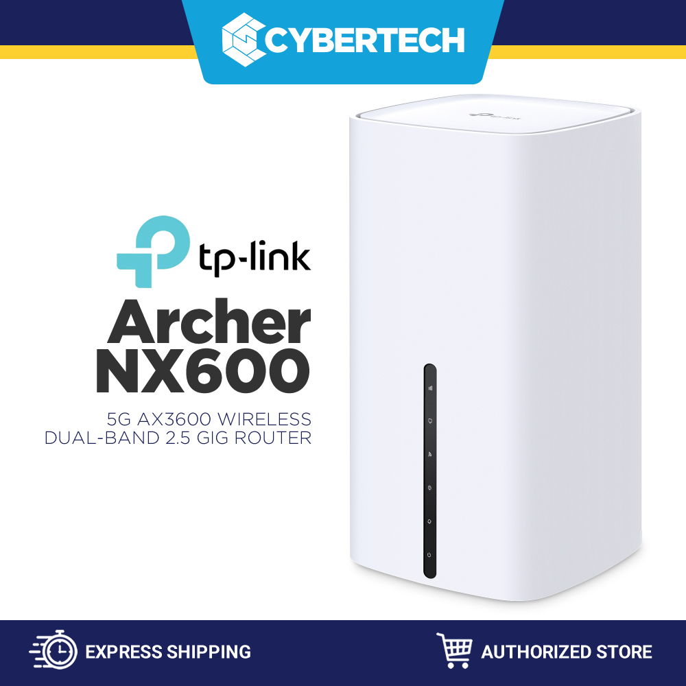Cybertech TP-Link Archer NX600 5G AX3600 Wireless Dual-Band 2.5 Gig Router | Shopee Philippines