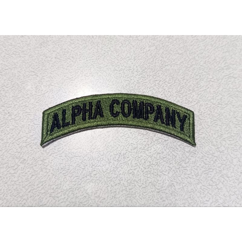DIFFERENT MILITARY TABS(ALPHA,BRAVO,CHARLIE,DELTA) | Shopee Philippines