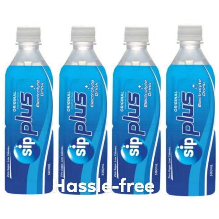 SIP PLUS ORIGINAL GRAPEFRUIT ELECTROLYTE DRINK (4 x 500ml) MADE IN PRC ...