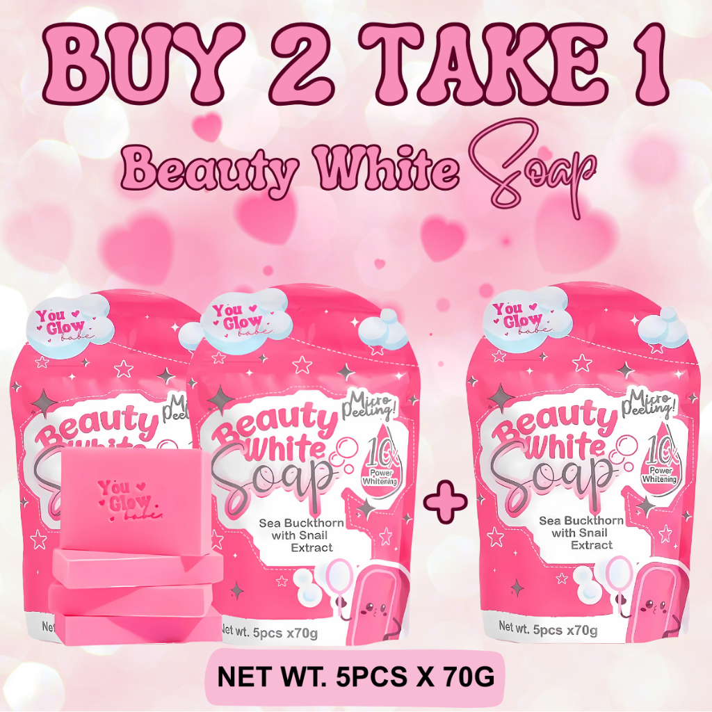 BUY 2 TAKE 1 You Glow Babe Beauty White Soap 5pcs Per Pack 10x ...