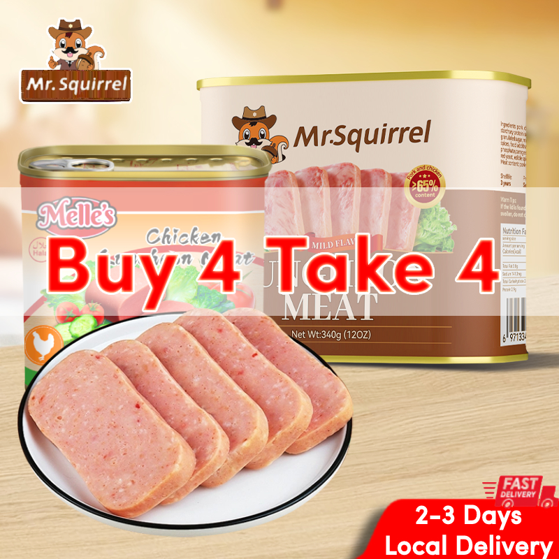 【Buy 4 Take 4】340g Pork Luncheon Meat Korean Philippine Ready to Cook | Shopee Philippines