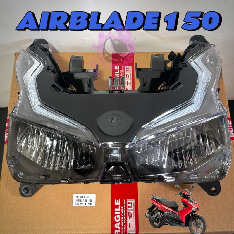 HONDA AIRBLADE 150 HEADLIGHT ASSEMBLY STOCK(Plug and Play) OEM ...