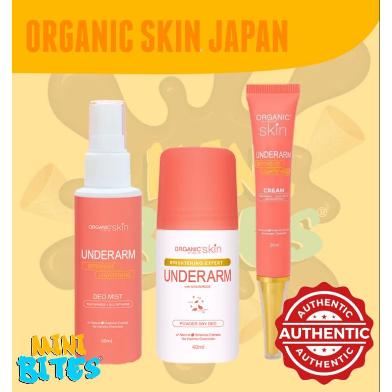 ORGANIC SKIN JAPAN Underarm | Deo Mist | Powder Dry Deo | Cream | Soap ...