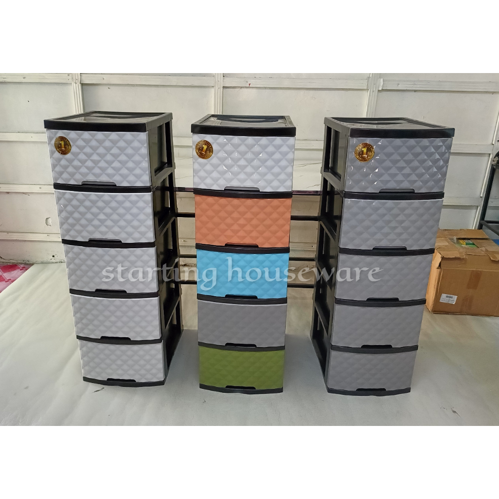 CWA-5L BENGAR DIAMOND DESIGN 5 LAYER DRAWER / CLOTHES ORGANIZER ...