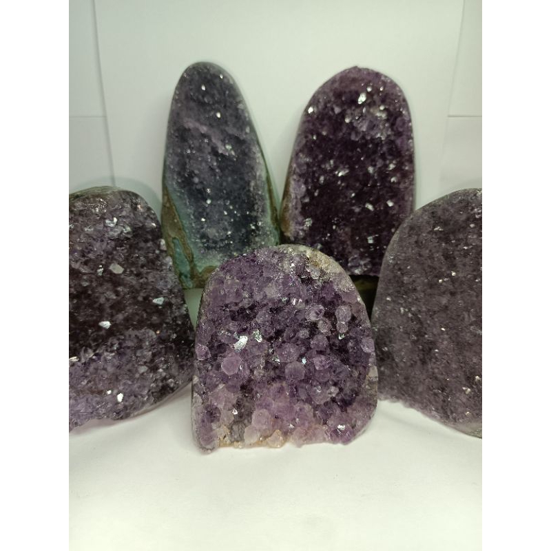 Natural Amethyst Geode / Cluster Crystal (sold per piece) | Shopee ...