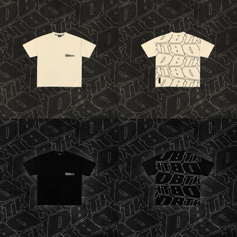DBTK Slant Pocket Tee | Black, Cream | Box Fit | Maico Hook Ups ...