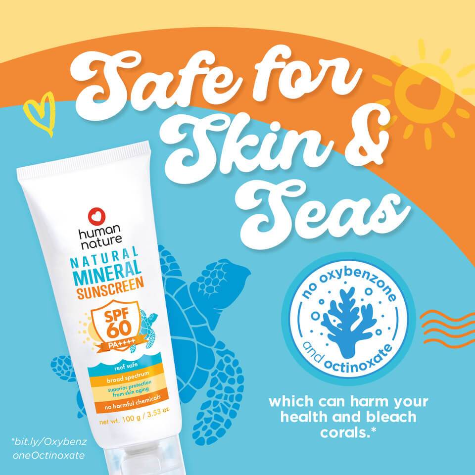 Natural Mineral Sunscreen SPF60 PA++++ | Shopee Philippines