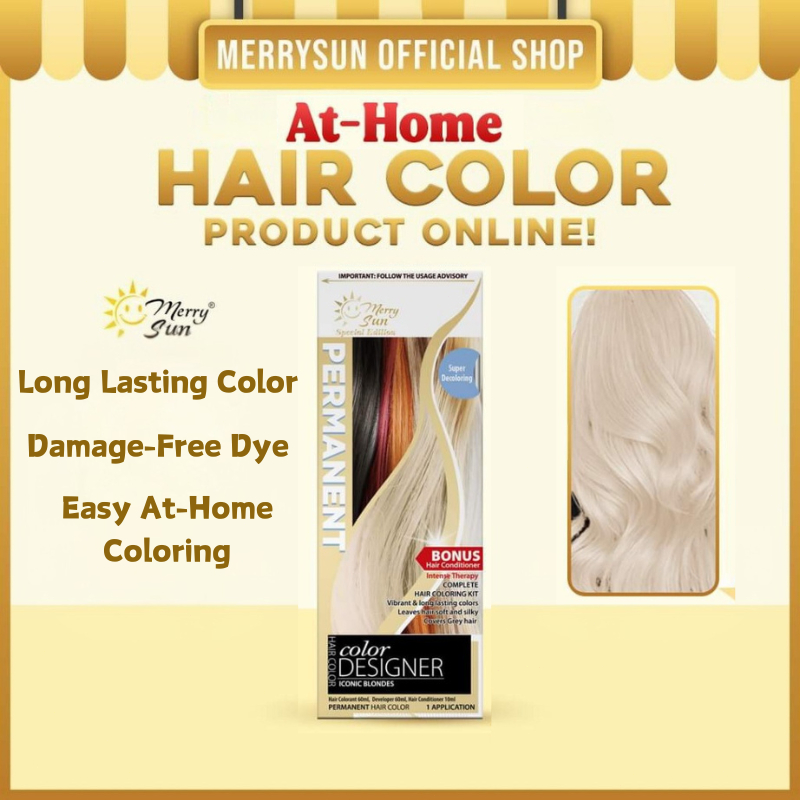 Merry Sun Permanent Hair Color (Super Decoloring Bleach) | Shopee ...