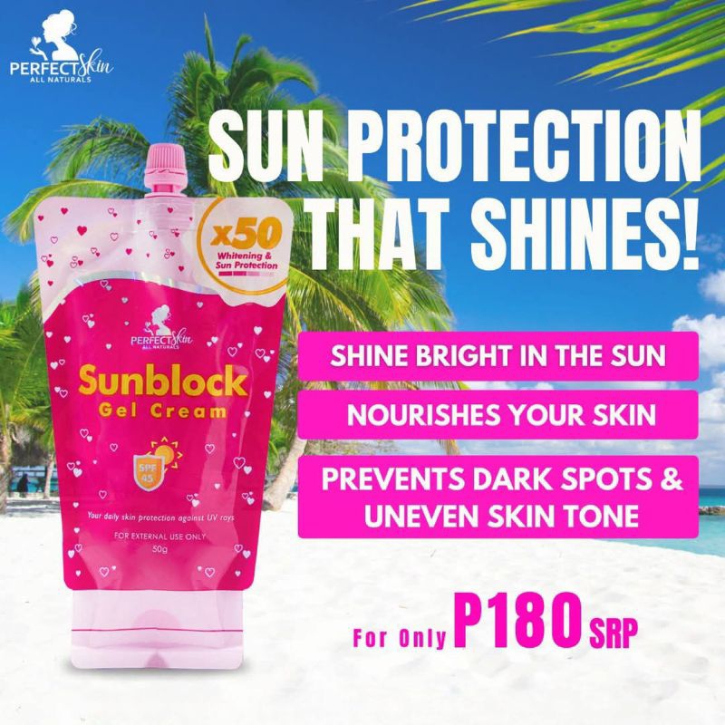 Perfect Skin Sunblock 50g | Shopee Philippines