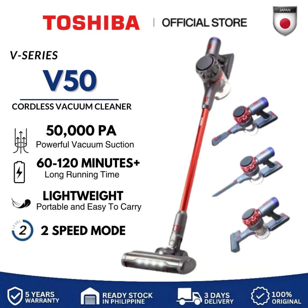 Wireless Stick Vacuum V10/20/30/50 High Suction Power LED Vacuum ...