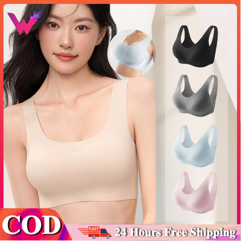 Lightweight Seamless Bra S-XL Sizes Invisible Bra Flex Fit Breathable Daily Wear Breathable Bra ...