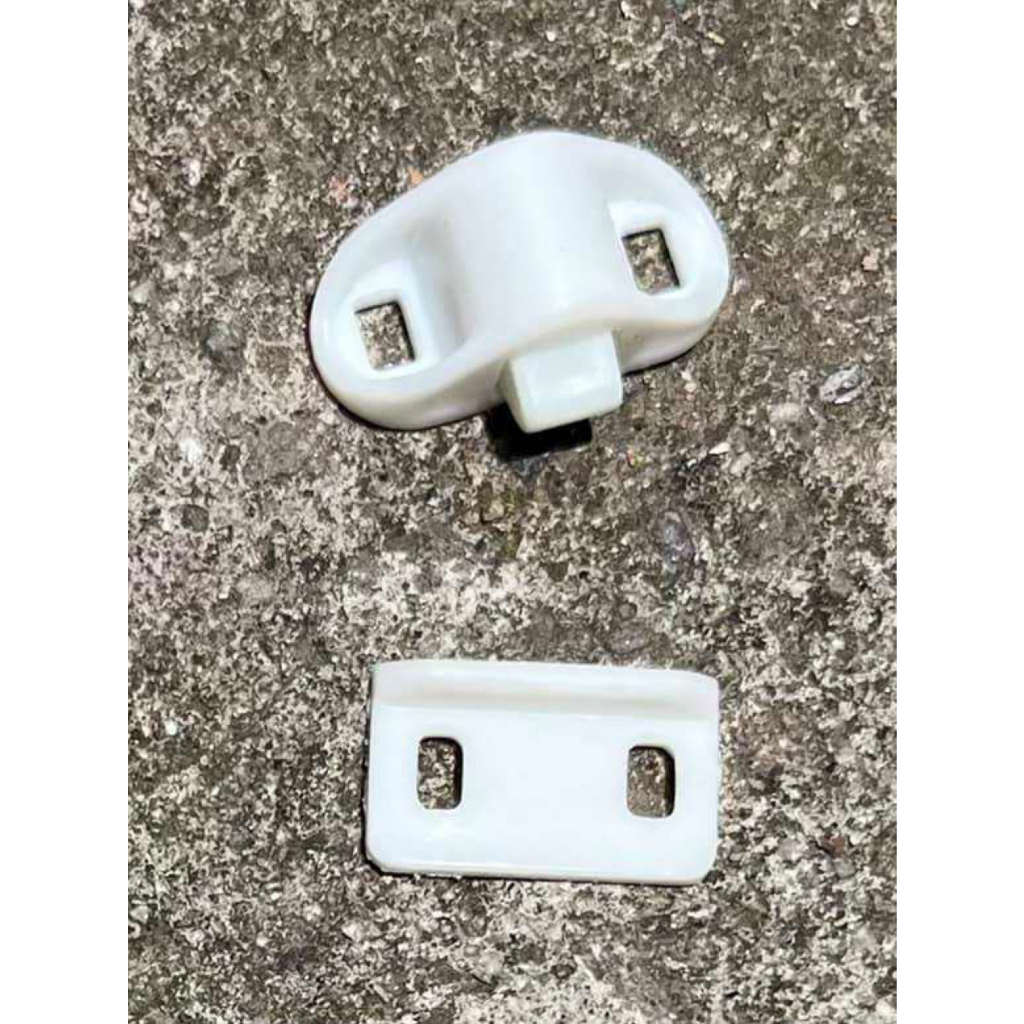 PVC Rocker Catch / Catches with Screws (White) | Shopee Philippines