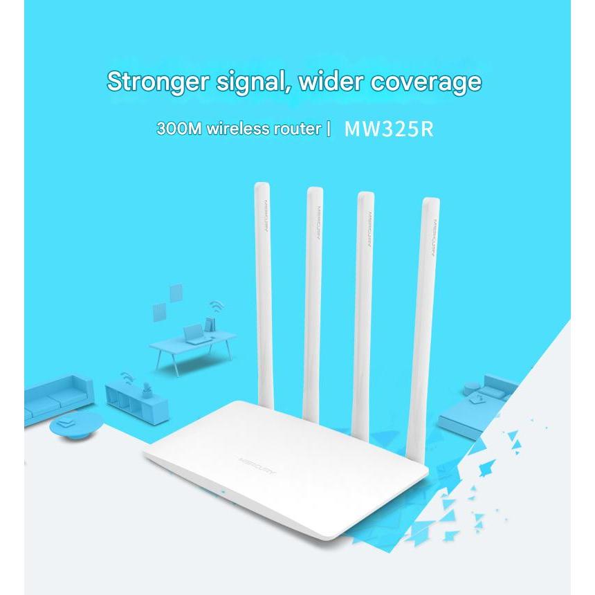 2nd-hand MW325R (with adapter) intelligent wireless router 300M high ...