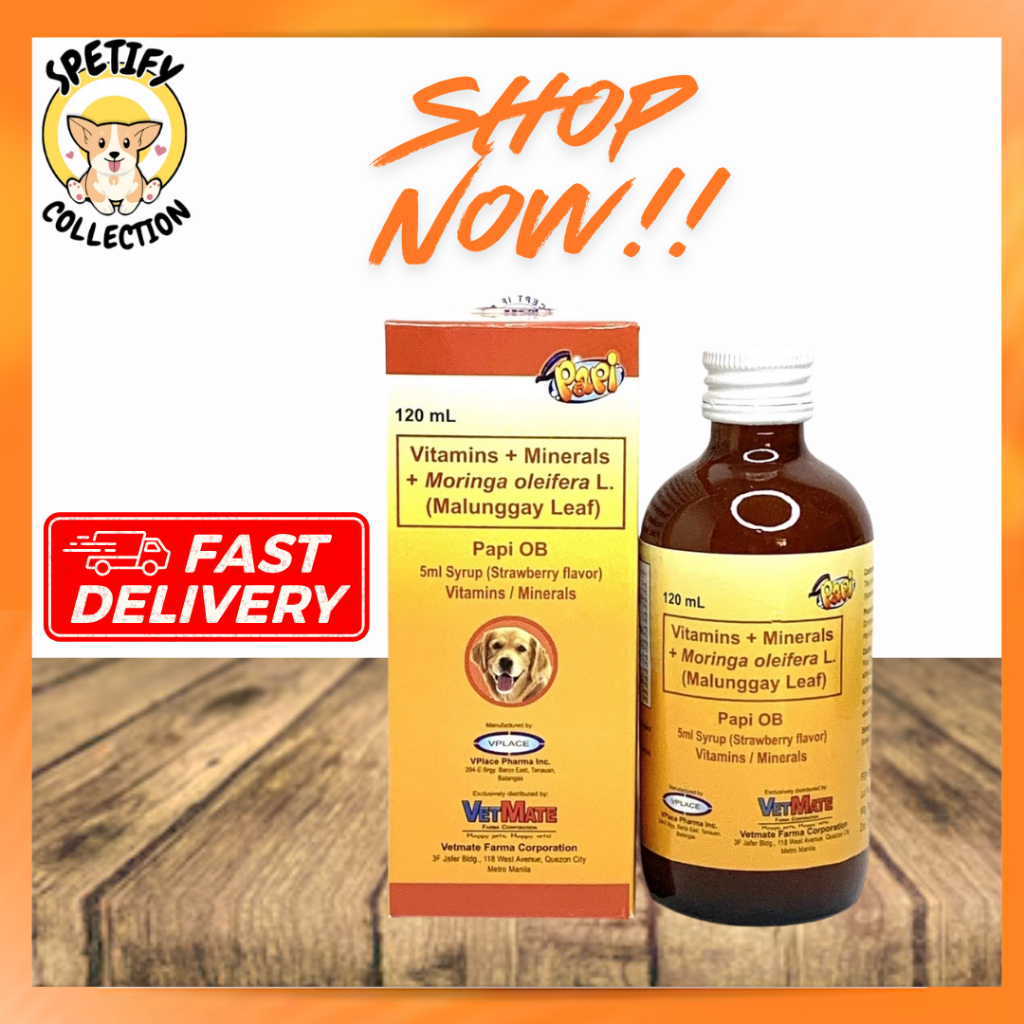 papi OB syrup for pregnant and lactating pets 120ml | Shopee Philippines