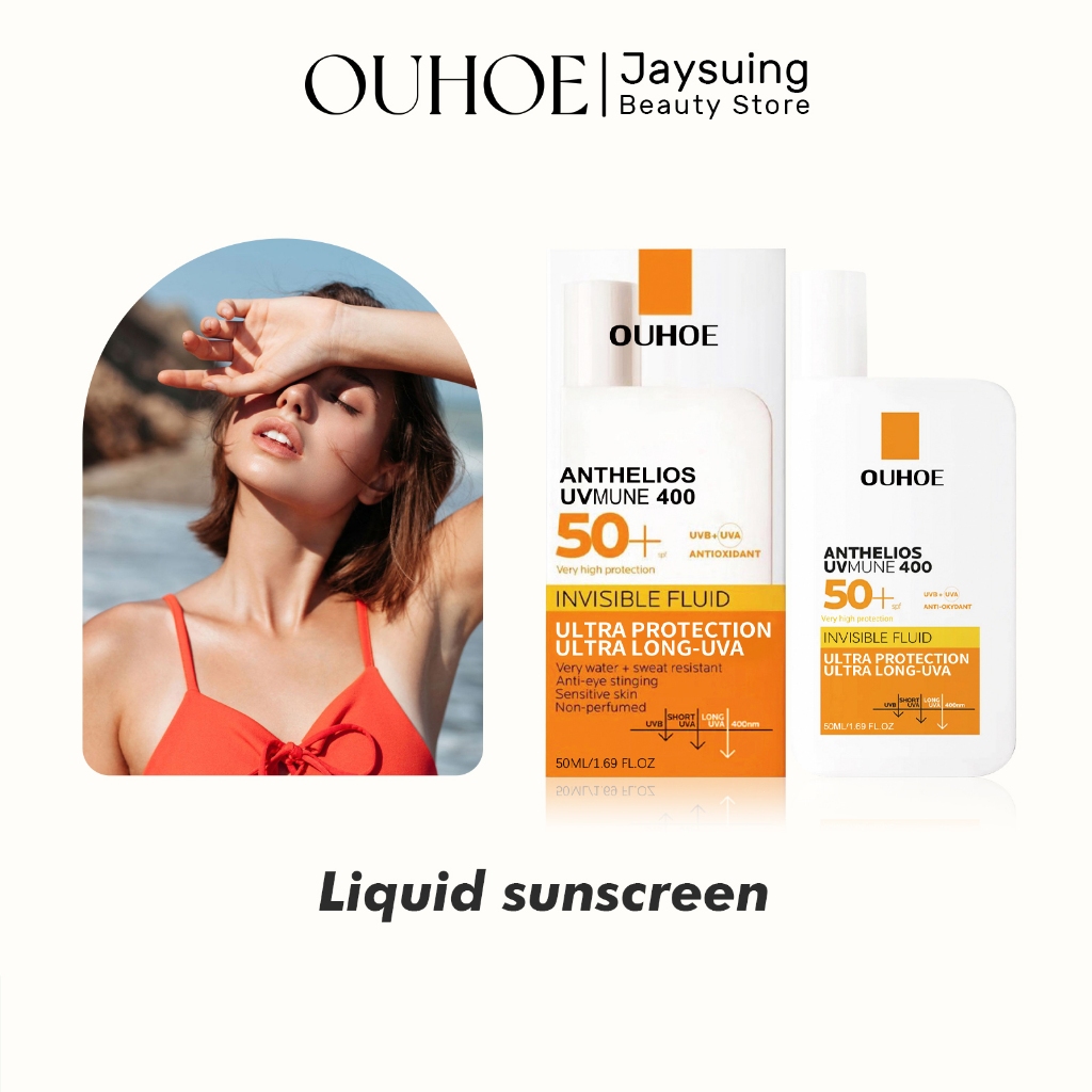 OUHOE Sunscreen SPF50 Broad Spectrum Protection Hydrating Non Greasy ...