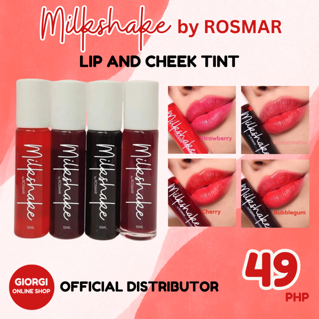 ROSMAR MILKSHAKE lip and cheek tint | Long Lasting | Waterproof | Long ...