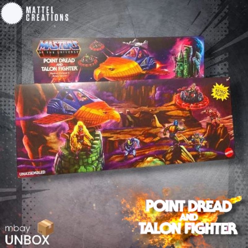 Masters of the Universe Origins TALON FIGHTER and POINT DREAD Outpost ...