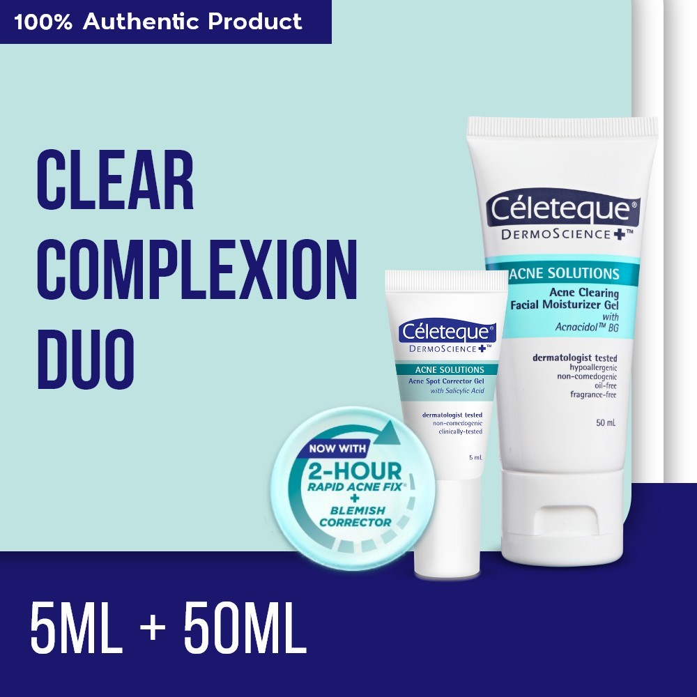Celeteque Clear Complexion Duo (Acne Solutions Acne Clearing Facial ...
