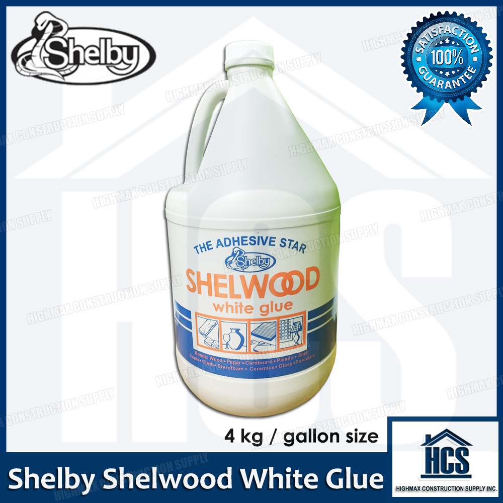 Shelby Shelwood White Glue 1 gallon / 4kg The Adhesive Star | Shopee ...