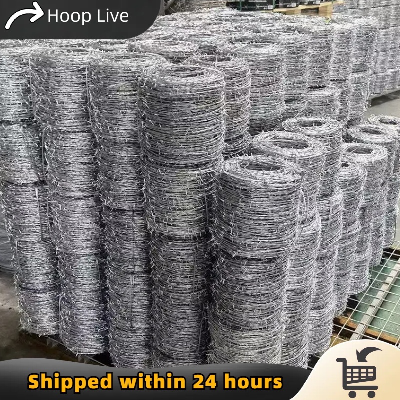 50/100/200 meters of wire rolling mesh barbed wire anti-climbing ...