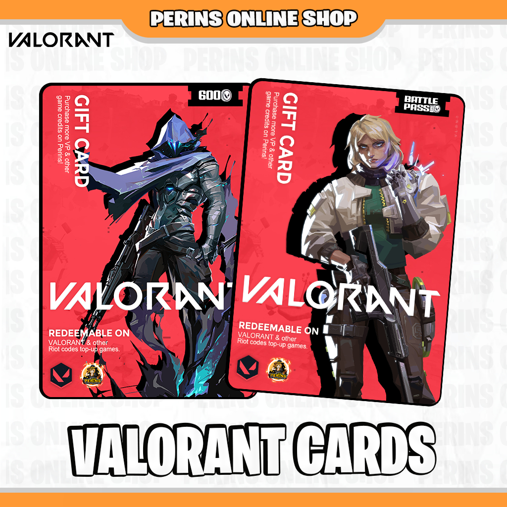 Valorant Points Cards V2 with Free Stickers! | Shopee Philippines
