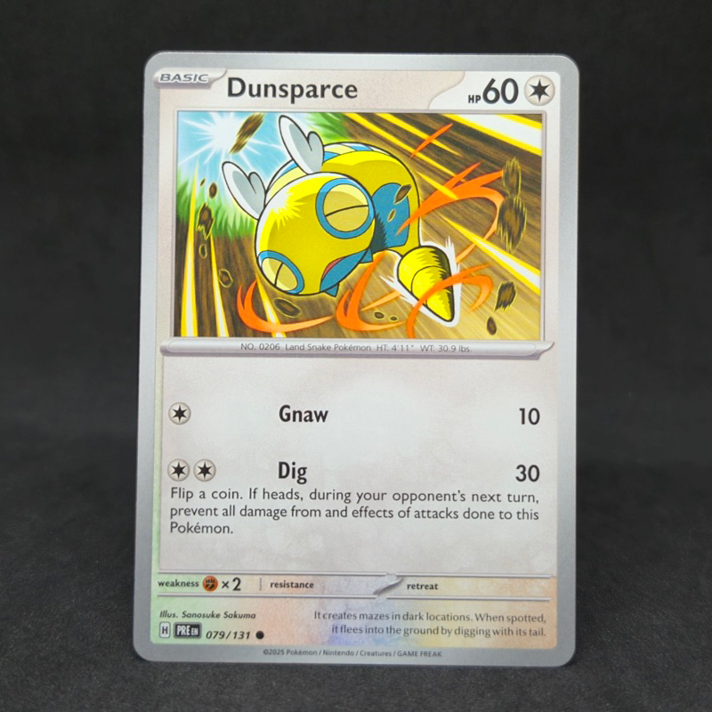 Pokemon TCG Dunsparce 079/131 2025 Scarlet & Violet Prismatic ...