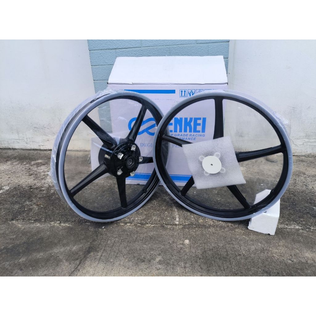 Enkei 5 Spokes Mags Sniper 150/155 Front Disc 4 holes 1.6*17 Rear Disc ...