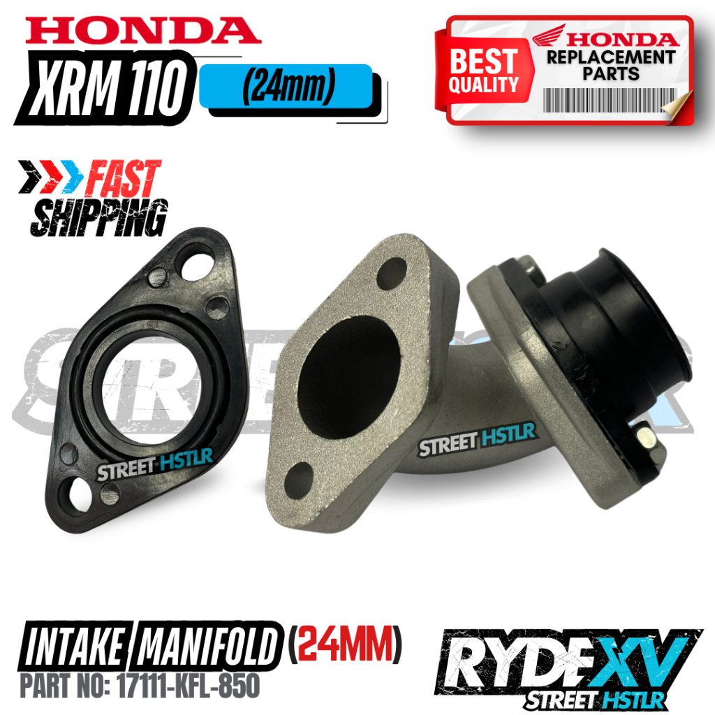 INTAKE MANIFOLD SET Honda Xrm 110 (Standard 24mm) | Shopee Philippines