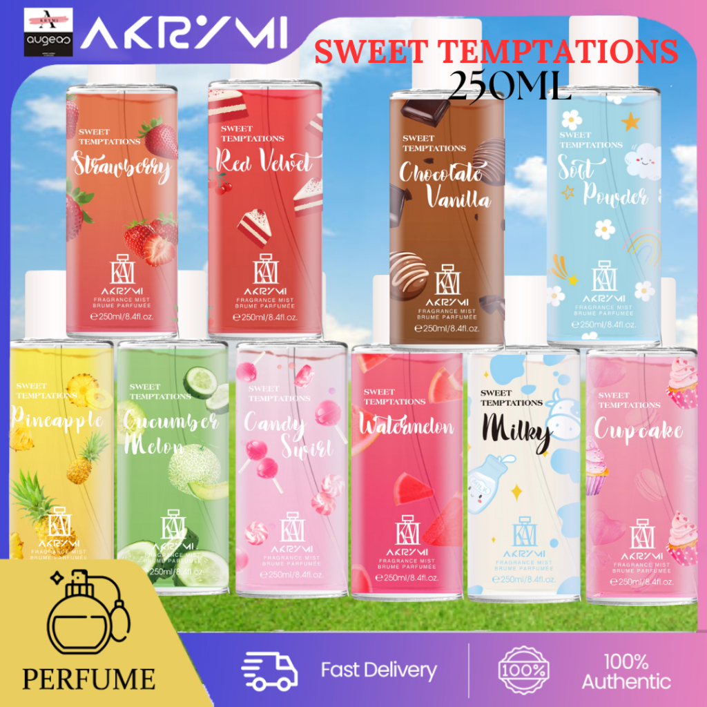 AKRYMI AUGEAS [ Sweet Temptation ] 250ml Perfume For WOMEN Scent Cologne Aroma Cosmetic ...