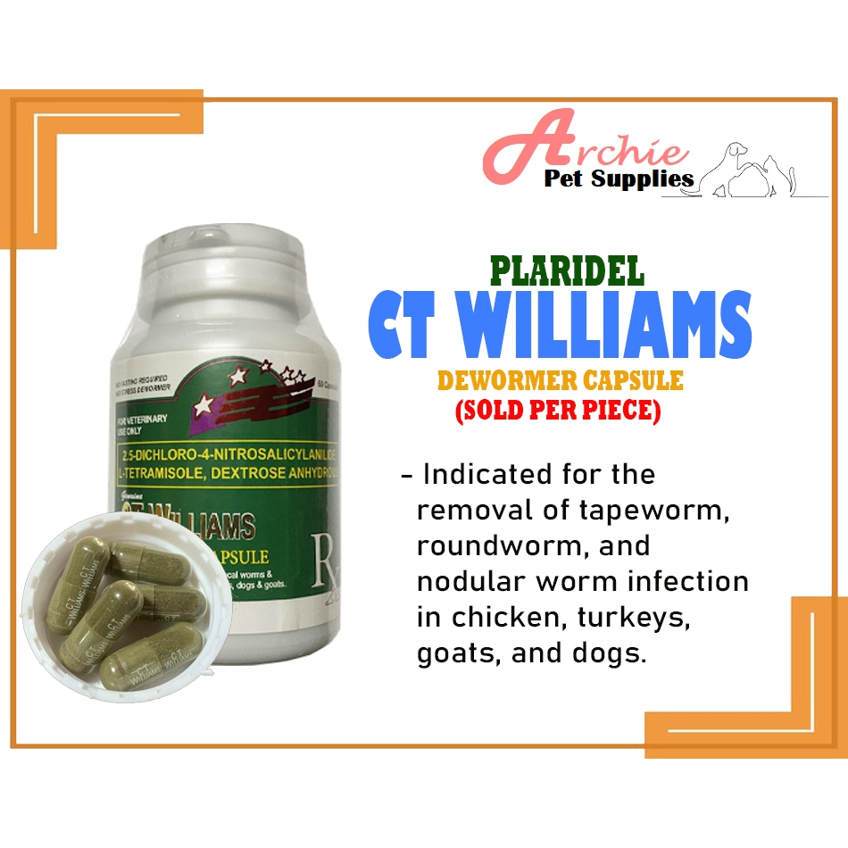 CT WILLIAMS Animal Dewormer (1 Capsule) | Shopee Philippines