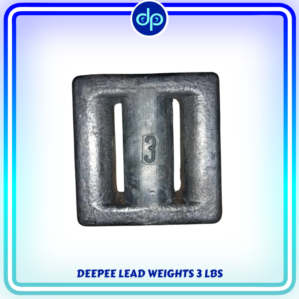 DEEPEE LEAD WEIGHTS 3 LBS | Shopee Philippines